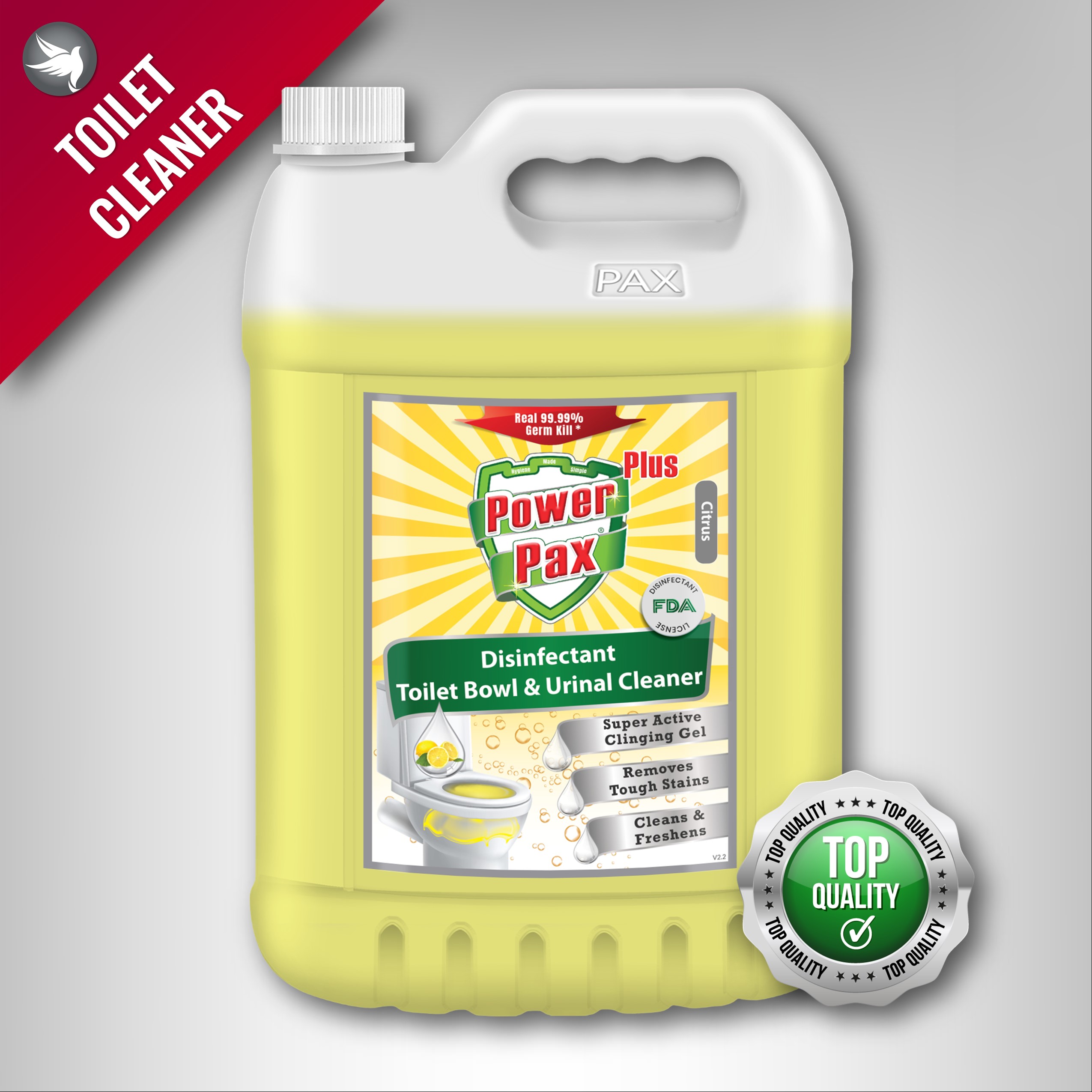 PowerPax Plus Mild & Safe Toilet & Urinal Disinfectant Cleaner – PrimeChem